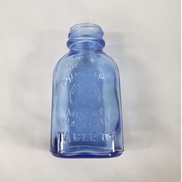 Phillips Chemical | Other | Vintage Blue Bottle Phillips Milk Of ...